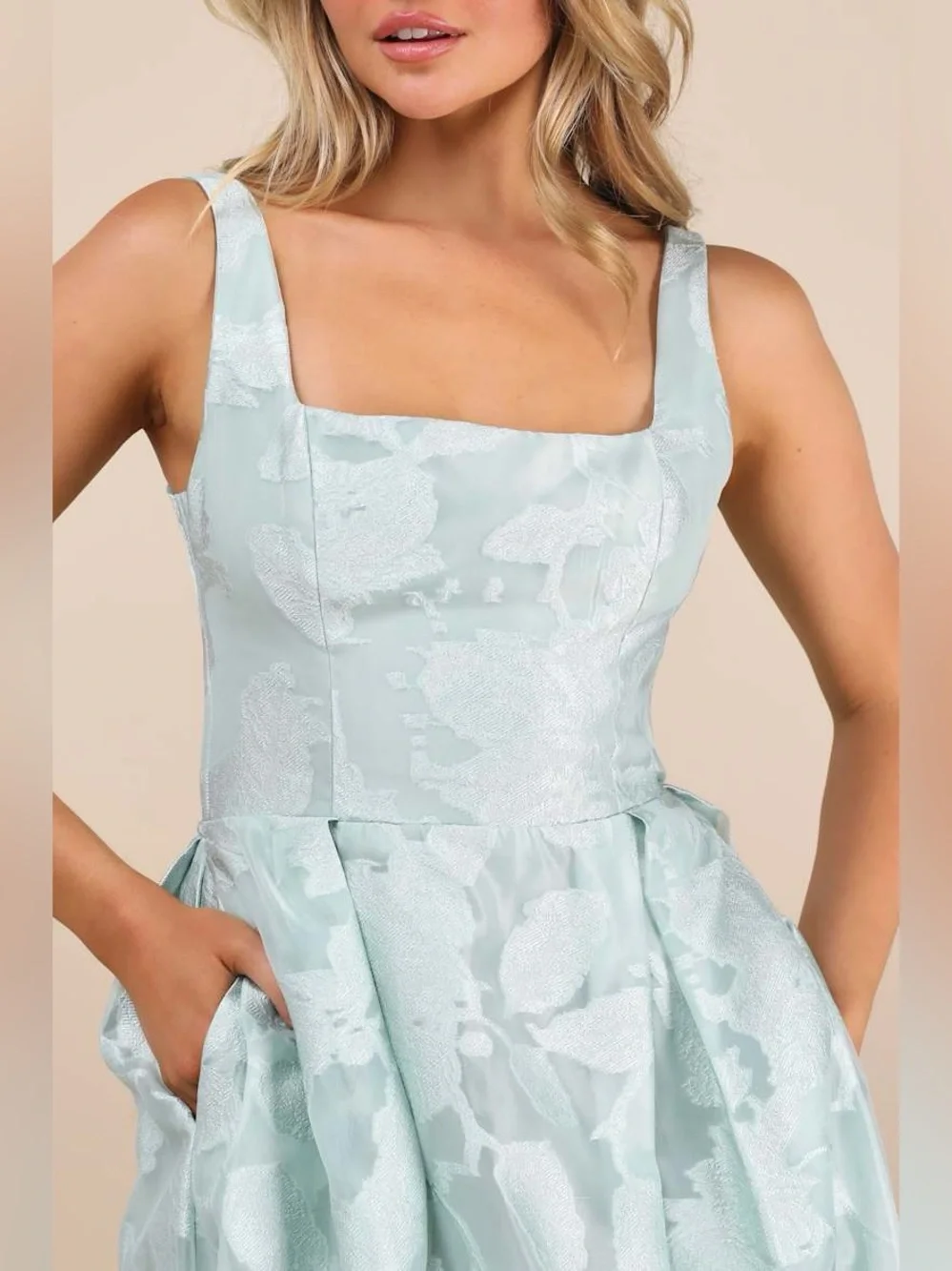 Lulus | Dresses | New Lulus Jacquard Aura Sage Maxi | Poshmark